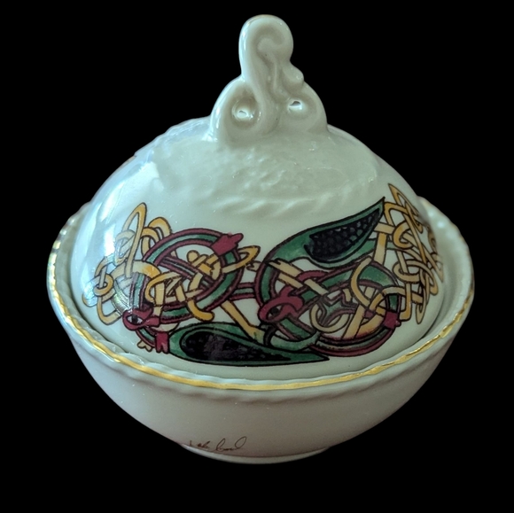 CRE Ireland | Accents | Vintage Cre Irish Trinket Dish Cover Porcelain ...